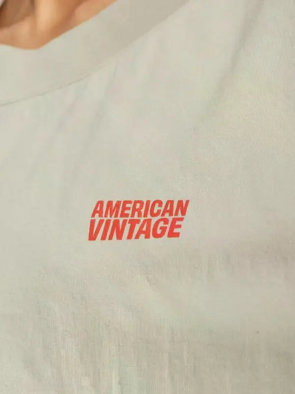 American Vintage Logo-print T-shirt