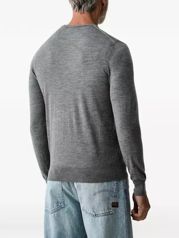 HACKETT LONDON Crew Neck Long-sleeve Sweater