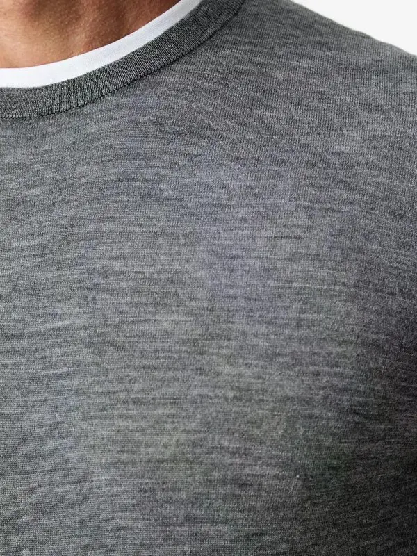 HACKETT LONDON Crew Neck Long-sleeve Sweater