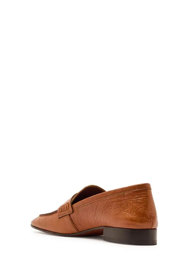 Dries Van Noten Square-toe Leather Loafers