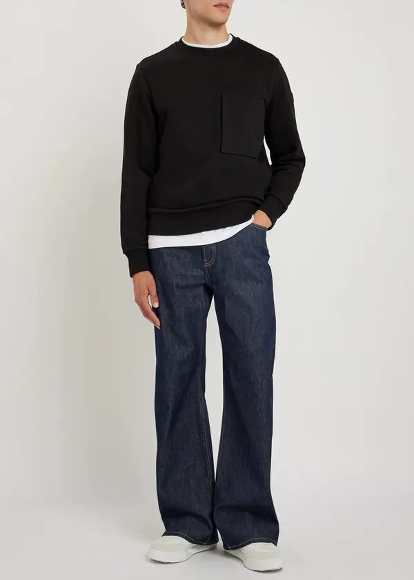 Moncler Embossed-logo Cotton Sweatshirt