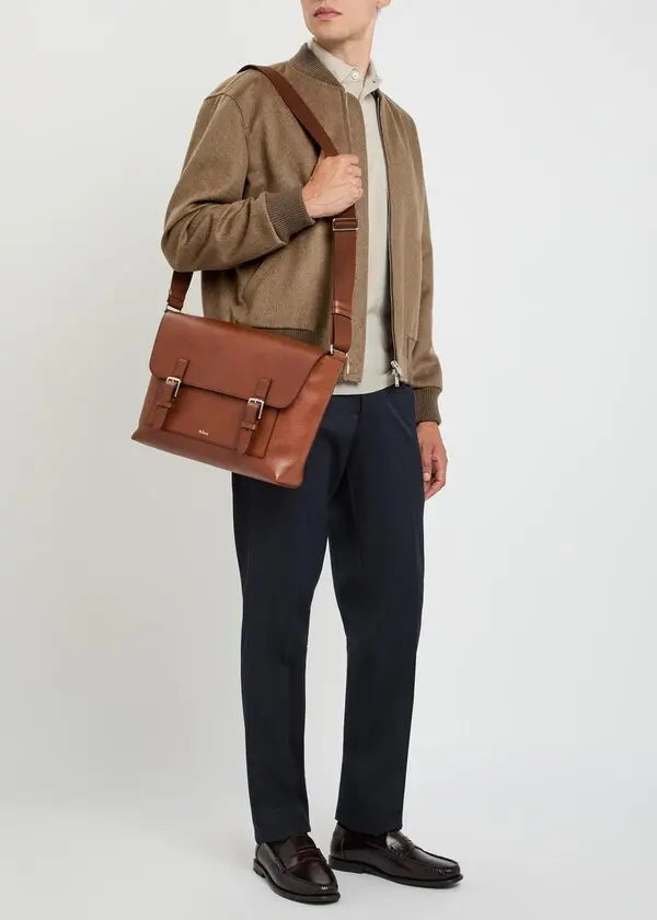 LARDINI Wool Bomber Jacket