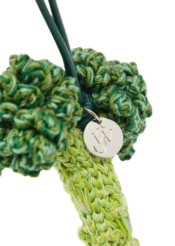 JW Anderson Broccoli Crochet Cotton-knit Charm