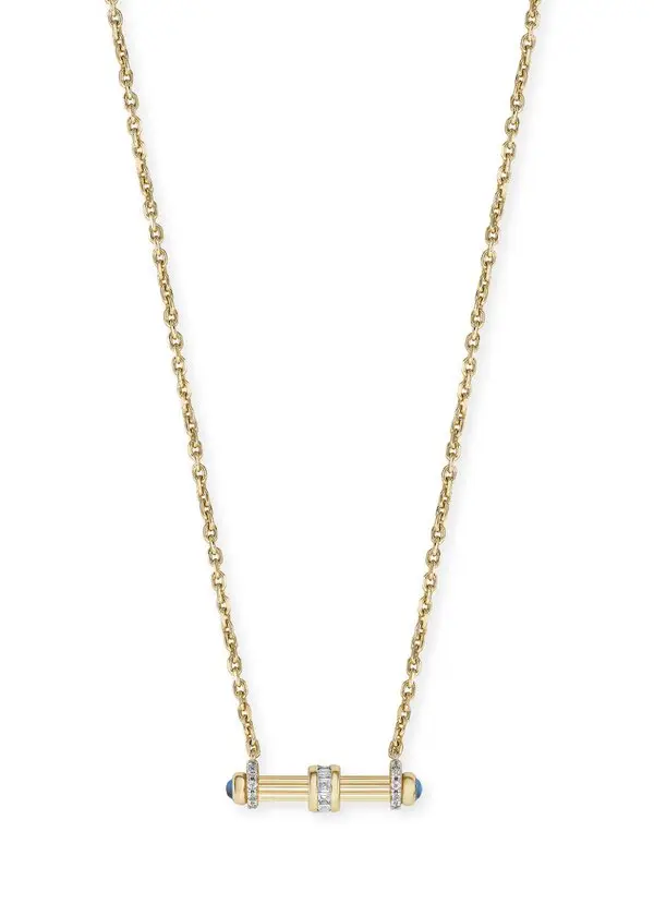 LAURA VANN Elin T Bar 18kt -plated Necklace - Gold