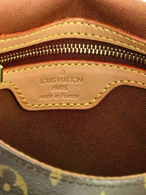 LOUIS VUITTON Looping Handbag Monogram Canvas Mini Satchel - Brown