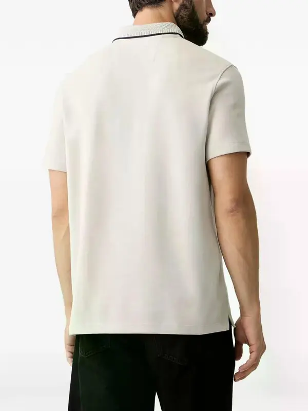 Guess Logo-patch Buttoned Polo Shirt