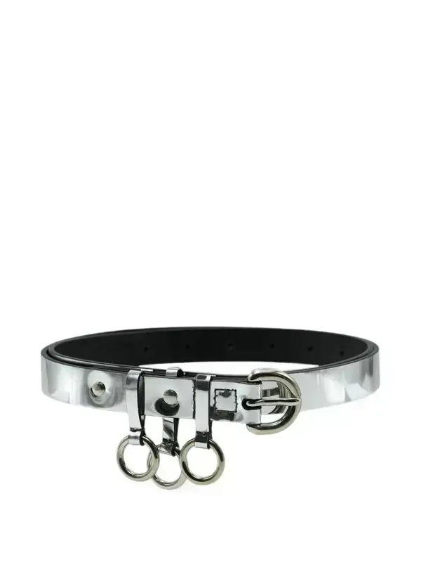 Cédric Charlier Ring-detail Belt - Silver