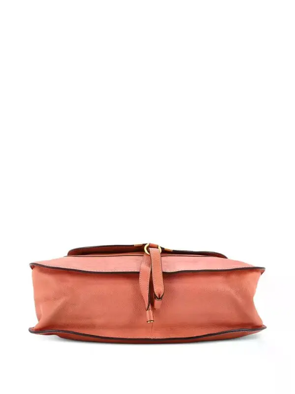 Chloé Marcie Leather Large Shoulder Bag - Pink