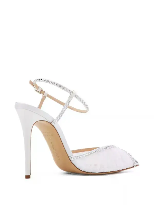 ANDREA WAZEN Katy Crystal-embellished Sandals
