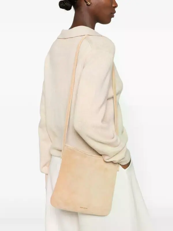 Manu Atelier Suede Shoulder Bag
