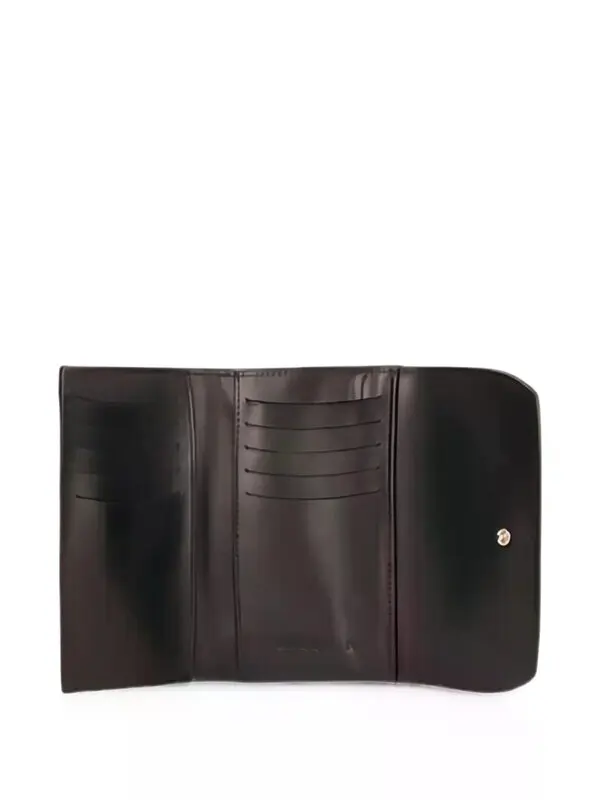 Longchamp Logo-plaque Foldover Wallet