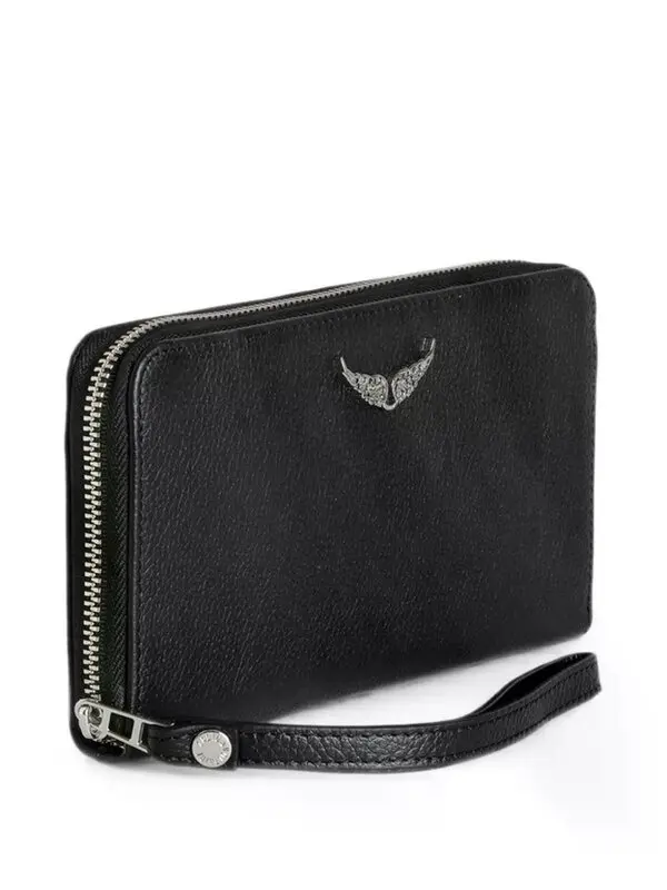 Zadig&Voltaire Compagnon Grained Leather Wallet