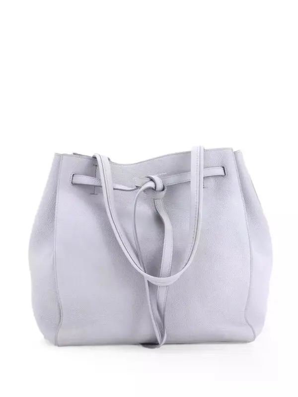 Celine Phantom Tie Cabas Leather Medium Tote Bag