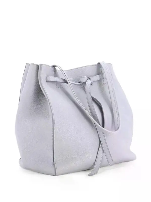 Celine Phantom Tie Cabas Leather Medium Tote Bag