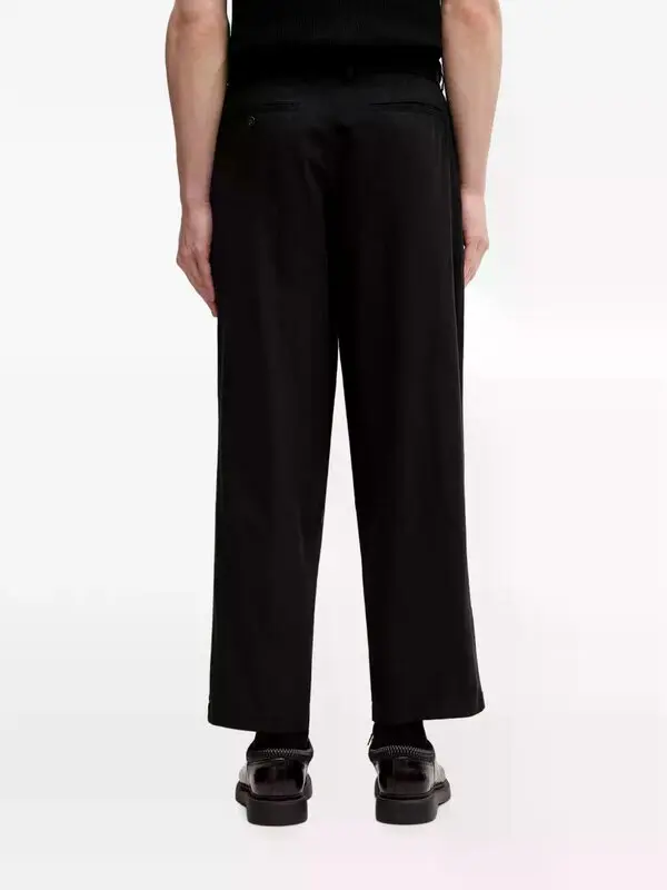 BEAMS Pleated Straight-leg Trousers