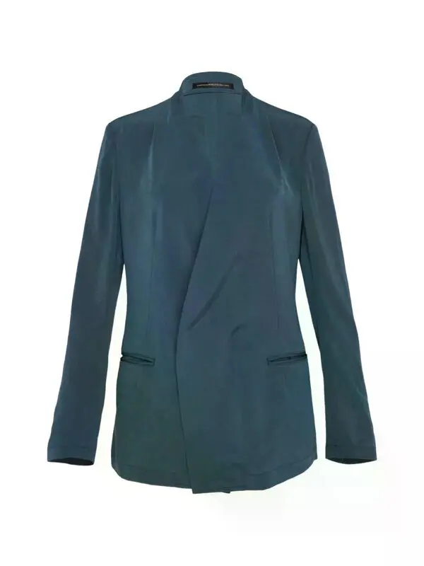 Y’s Stand-collar Wrap Blazer