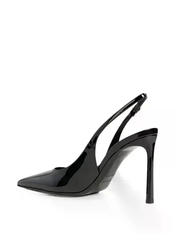 SERGIO ROSSI Sr Liya Patent-leather Slingback Pumps