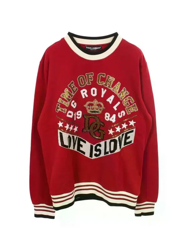 Dolce & Gabbana 2010s Long-sleeves Sweater - Red