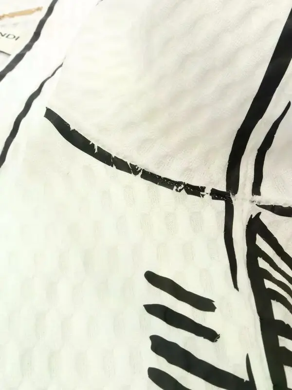 Fendi X Joshua Vides 2010s Illustrated Cardigan