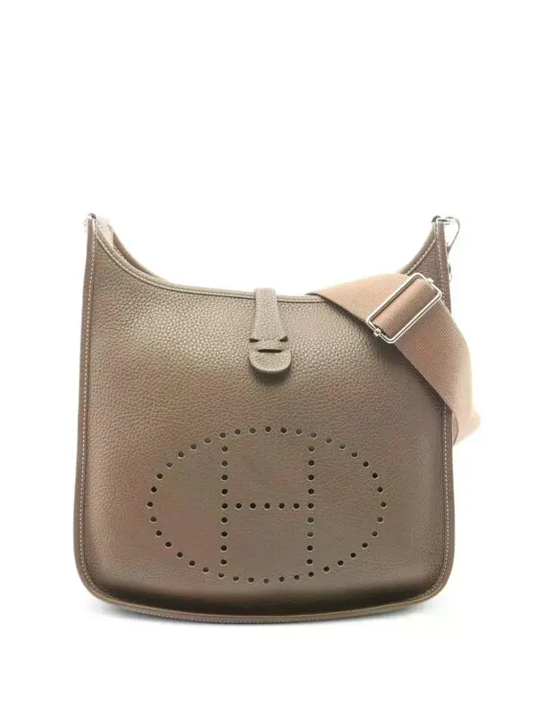 Hermès 2010s Pm Evelyn 3 Troyes Shoulder Bag - Brown
