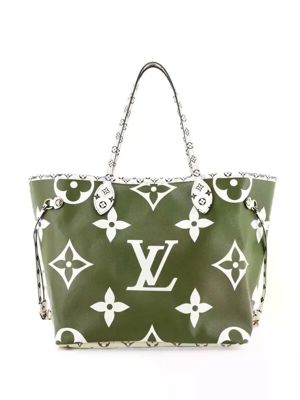LOUIS VUITTON Neverfull Nm Limited Edition Colored Monogram Giant Mm Tote Bag - Green