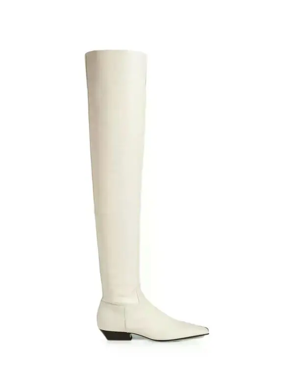 Khaite Marfa Over-the-knee Boots - Neutrals