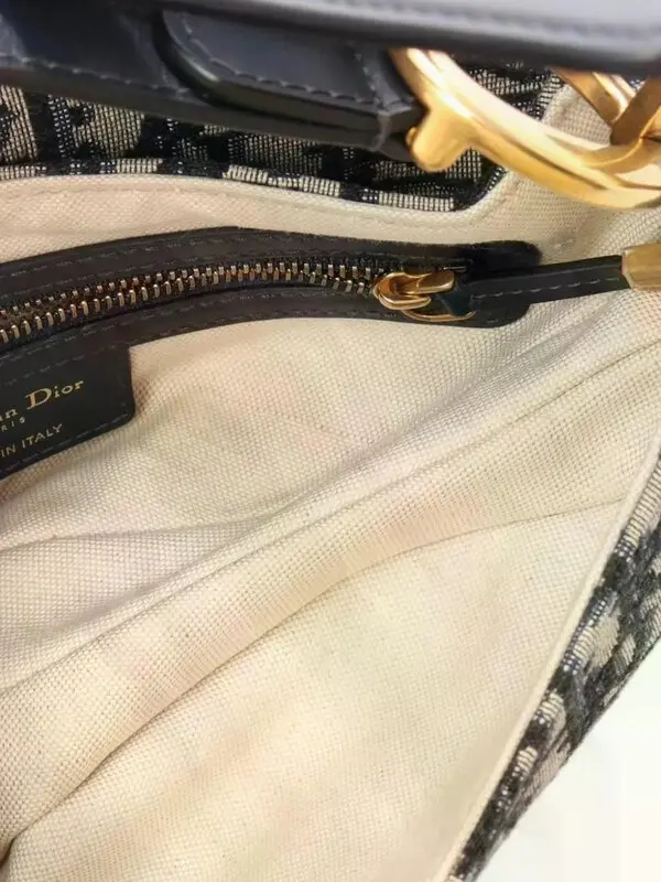 Dior 2010s Saddle Oblique Shoulder Bag - Neutrals