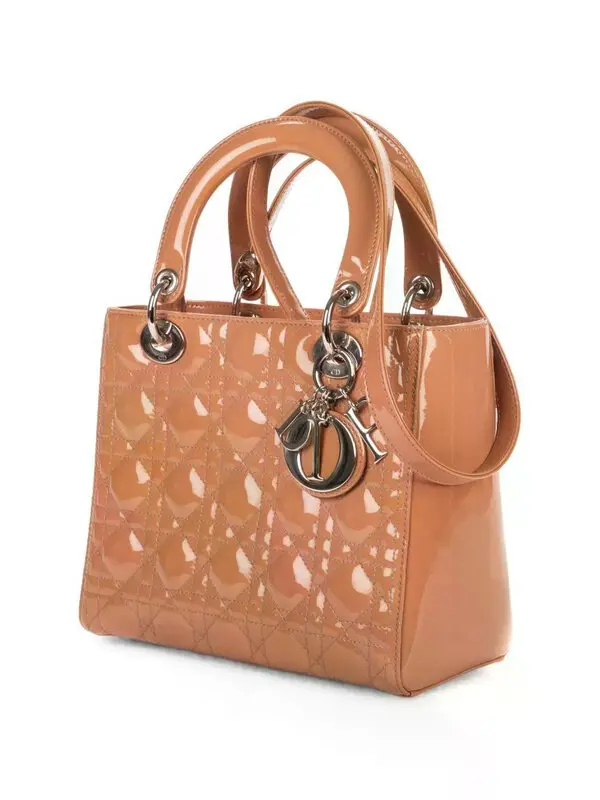 Dior Medium Lady Shoulder Bag - Brown