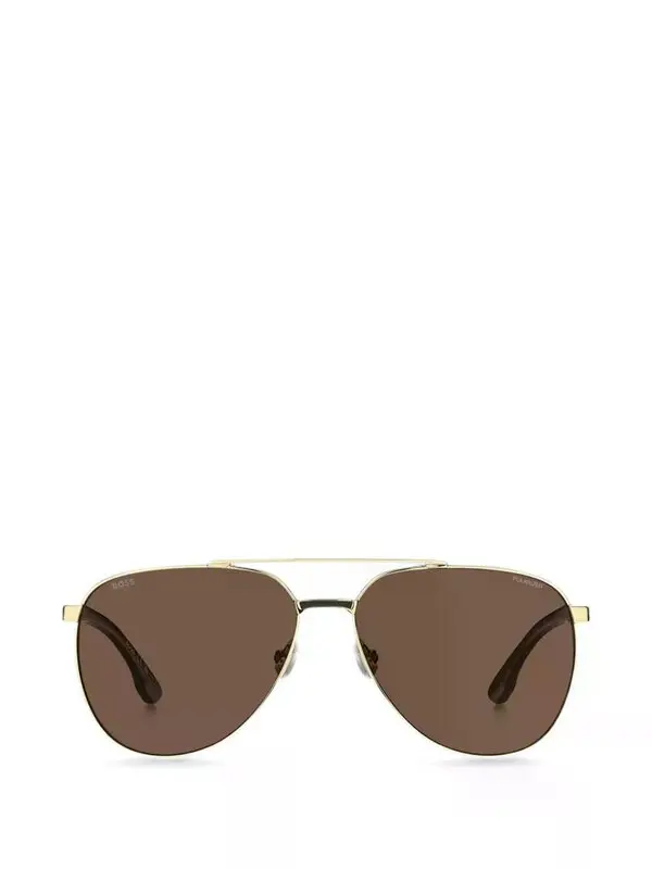 BOSS Pilot-frame Sunglasses - Gold