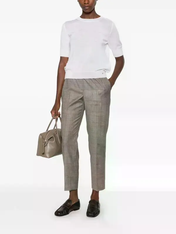 Peserico Check-pattern Trousers