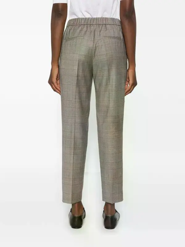 Peserico Check-pattern Trousers