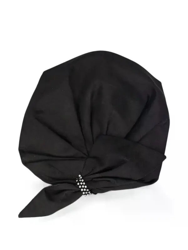 MÜHLBAUER Crystal-embellished Hat - Black