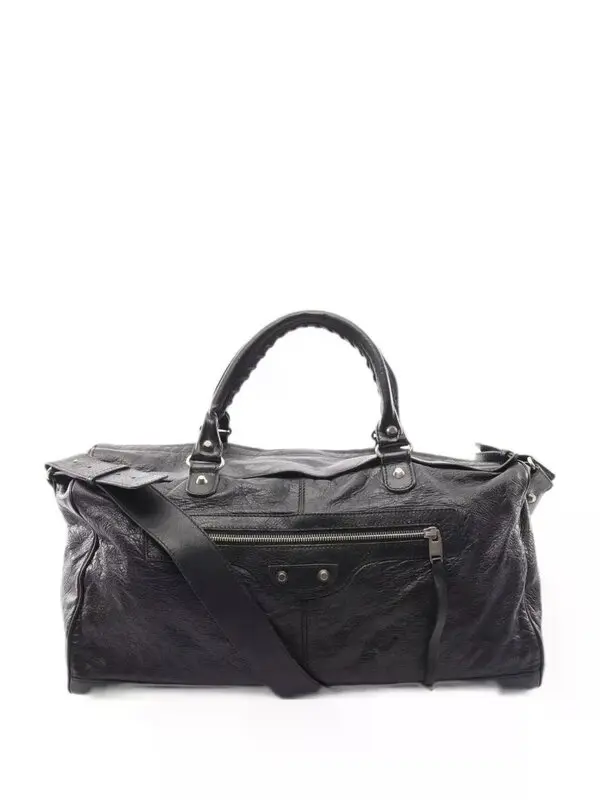Balenciaga 2010s Squash Boston Bag - Black