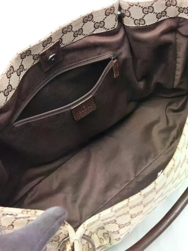 Gucci 2000s Gg Canvas Tote Bag
