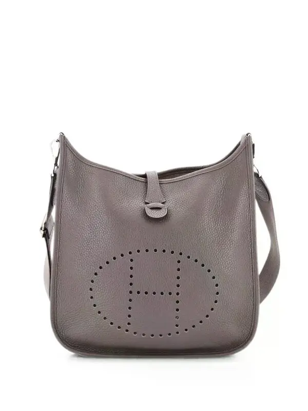 Hermès Evelyne Bag Gen Iii Clemence Pm Crossbody Bag - Grey