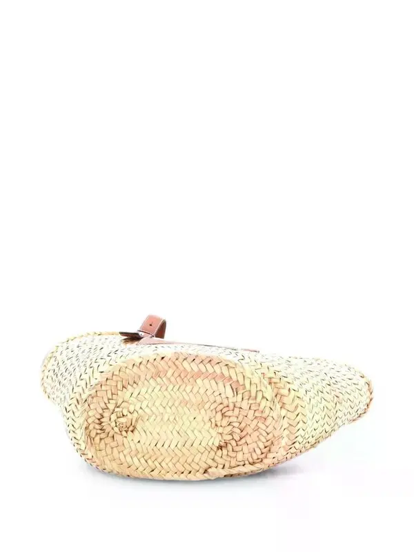 Loewe Basket Raffia Medium Tote Bag - Neutrals