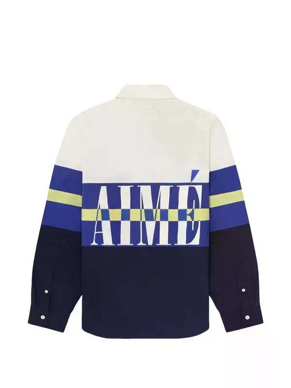 Aimé Leon Dore Colorblock Logo-print Shirt
