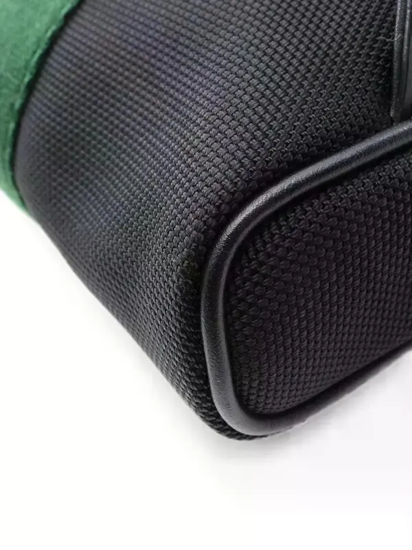 Gucci 2010s Web Stripe Belt Bag - Black