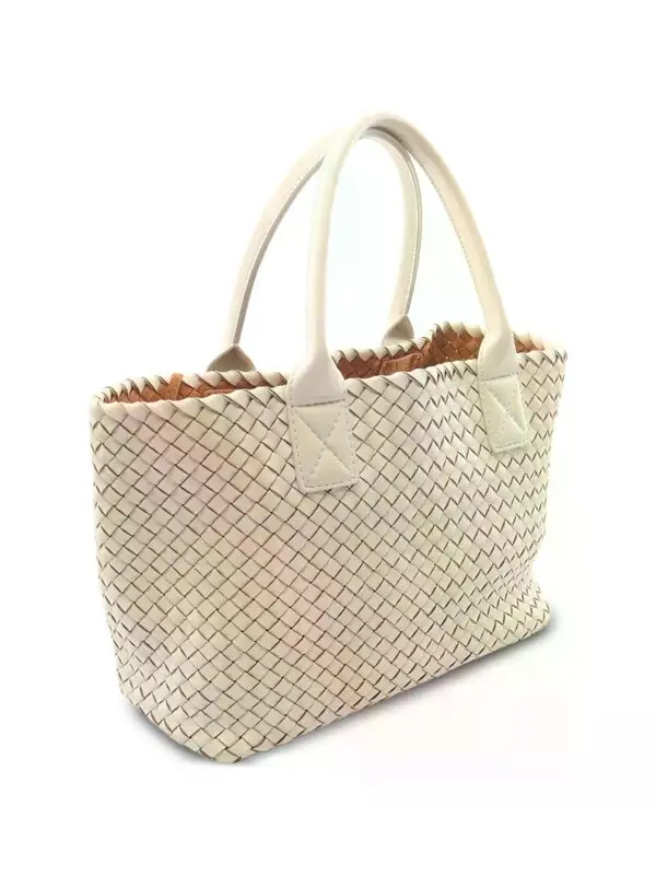 Bottega Veneta 2010s Pm Cabat Intrecciato Tote Bag