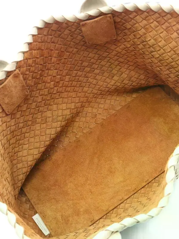 Bottega Veneta 2010s Pm Cabat Intrecciato Tote Bag