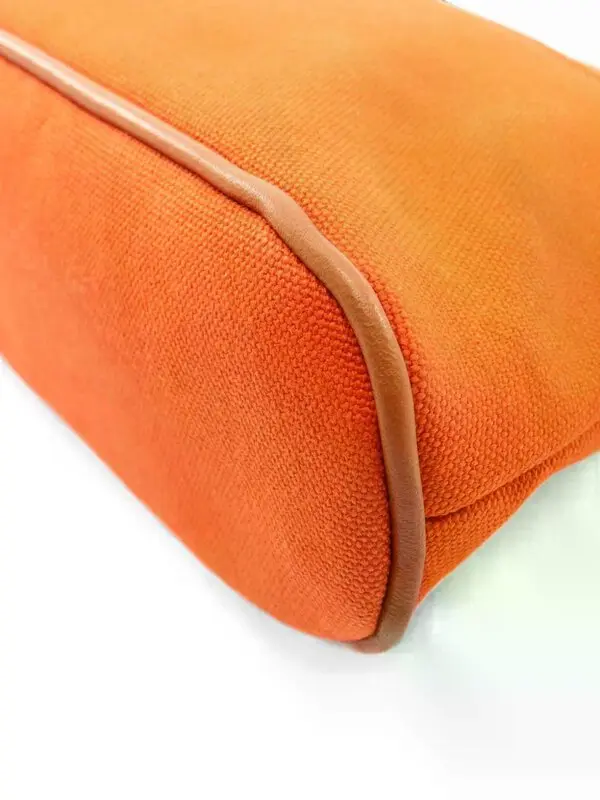 Hermès 2010s Bolide Leather-trim Pouch