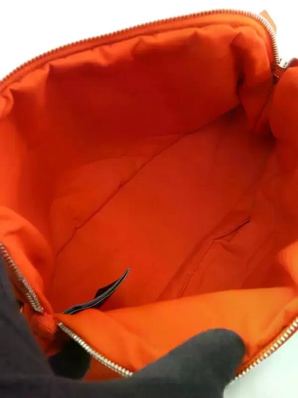 Hermès 2010s Bolide Leather-trim Pouch