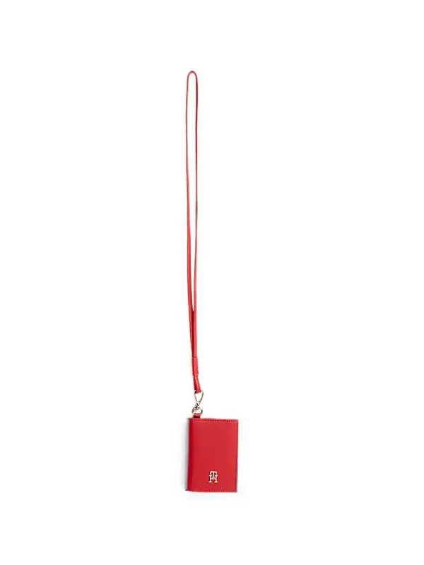 Tommy Hilfiger Icon Logo-plaque Card Holder - Red