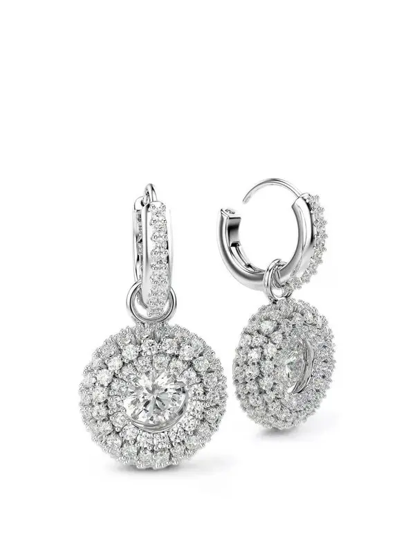 SWAROVSKI Crystal-embellished Drop Earrings - Silver