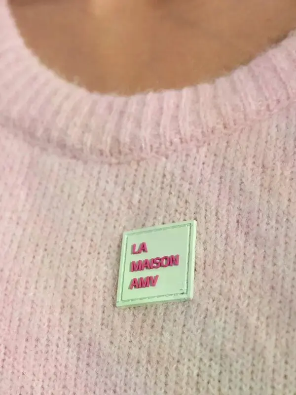 American Vintage Logo Patch Knit Jumper