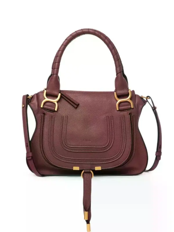 Chloé Small Marcie Whipstitch Tote Bag - Brown