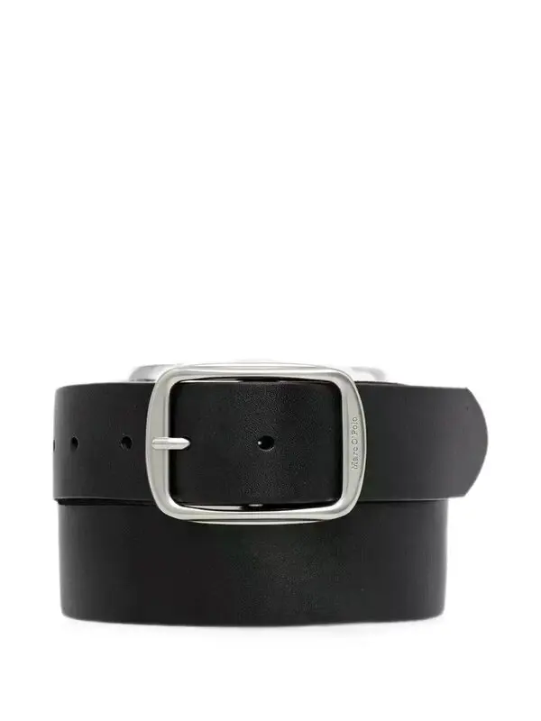 Marc O'polo Arina Buckle-fastening Leather Belt - Black