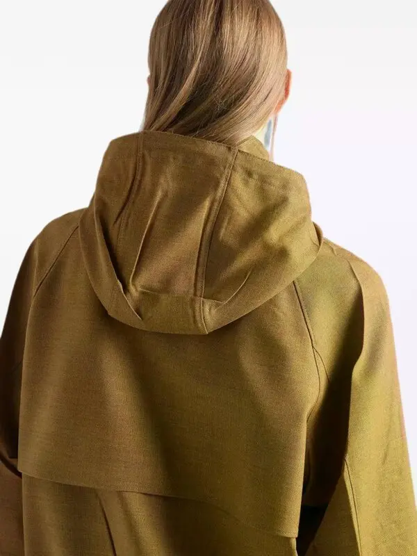 Prada Hooded Raglan-sleeve Jacket