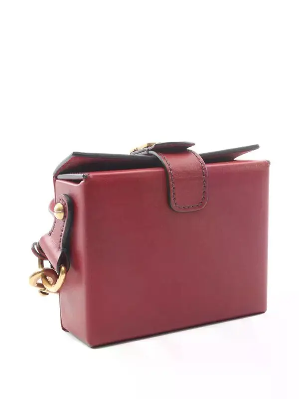 Dior Addict Box Leather Crossbody Bag - Red