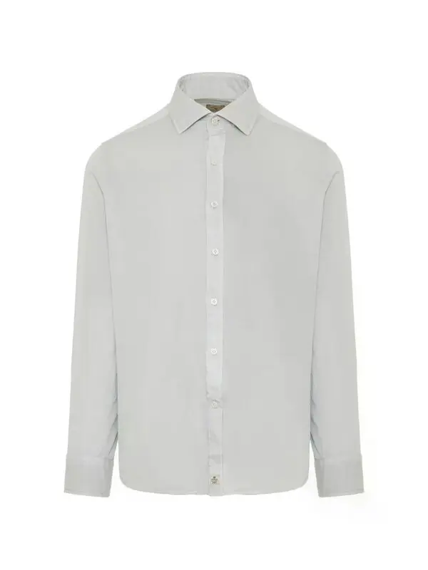 SONRISA Long-sleeve Button-down Shirt - Grey